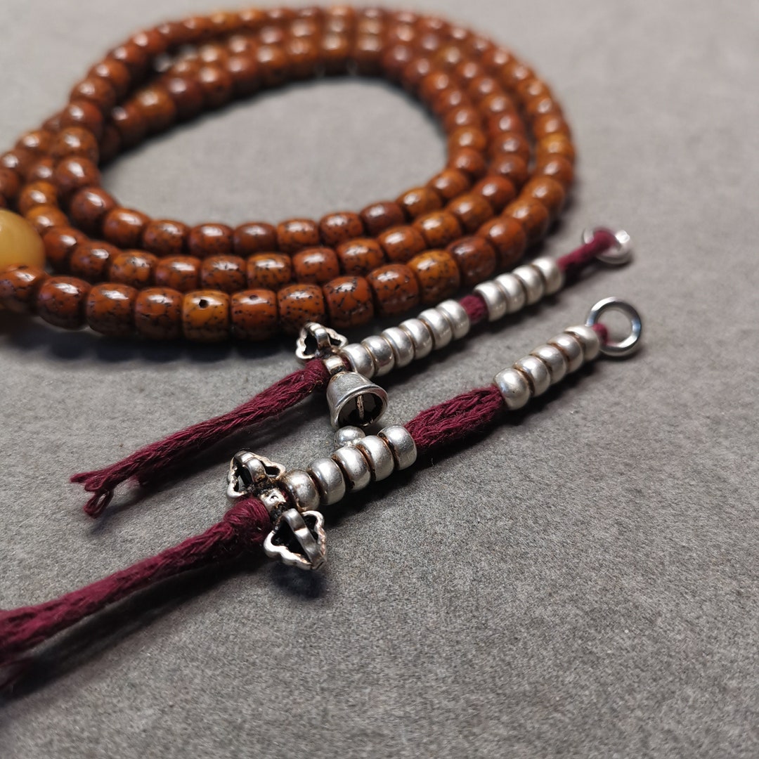 Gandhanra Handmade 5mm Tibetan Sterling Silver Prayer Bead Counters for ...