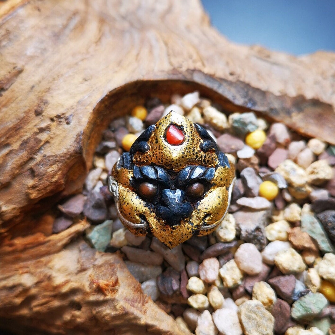 Gandhanra Unique Handcrafted Men's Ring, Tibetan Buddhist Garuda Ring ...