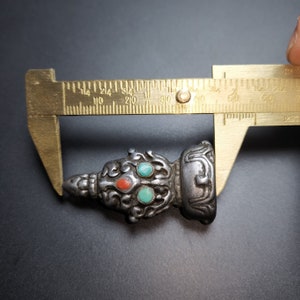Gandhanra Antique Tibetan Buddhist Amulet,triratna,symbol of the Three ...