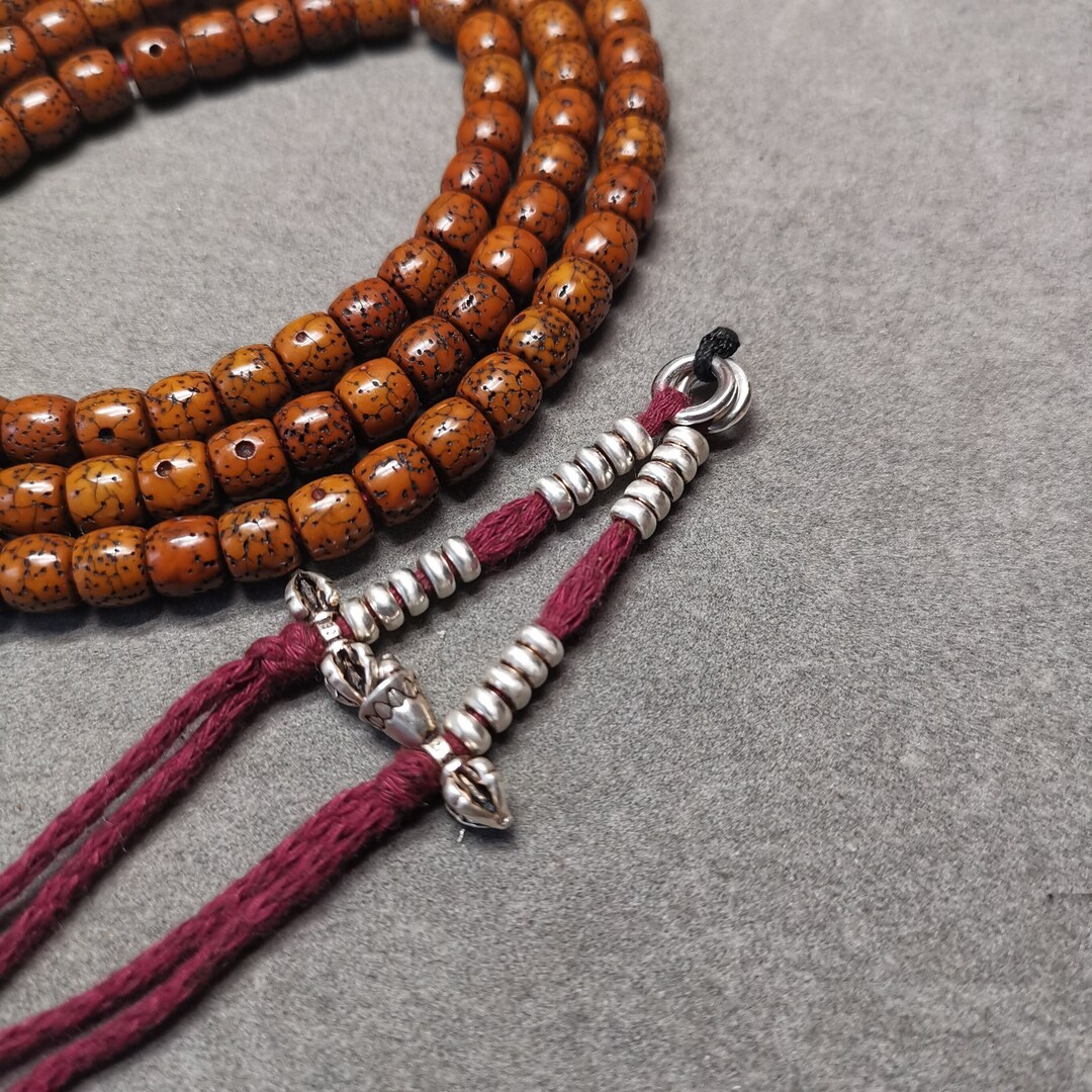 Gandhanra Handmade Tibetan Sterling Silver Mala Counters,prayer Bead ...