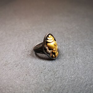 Gandhanra Unique Handcrafted Tibetan Buddhist Shankha Conch Ring,made ...