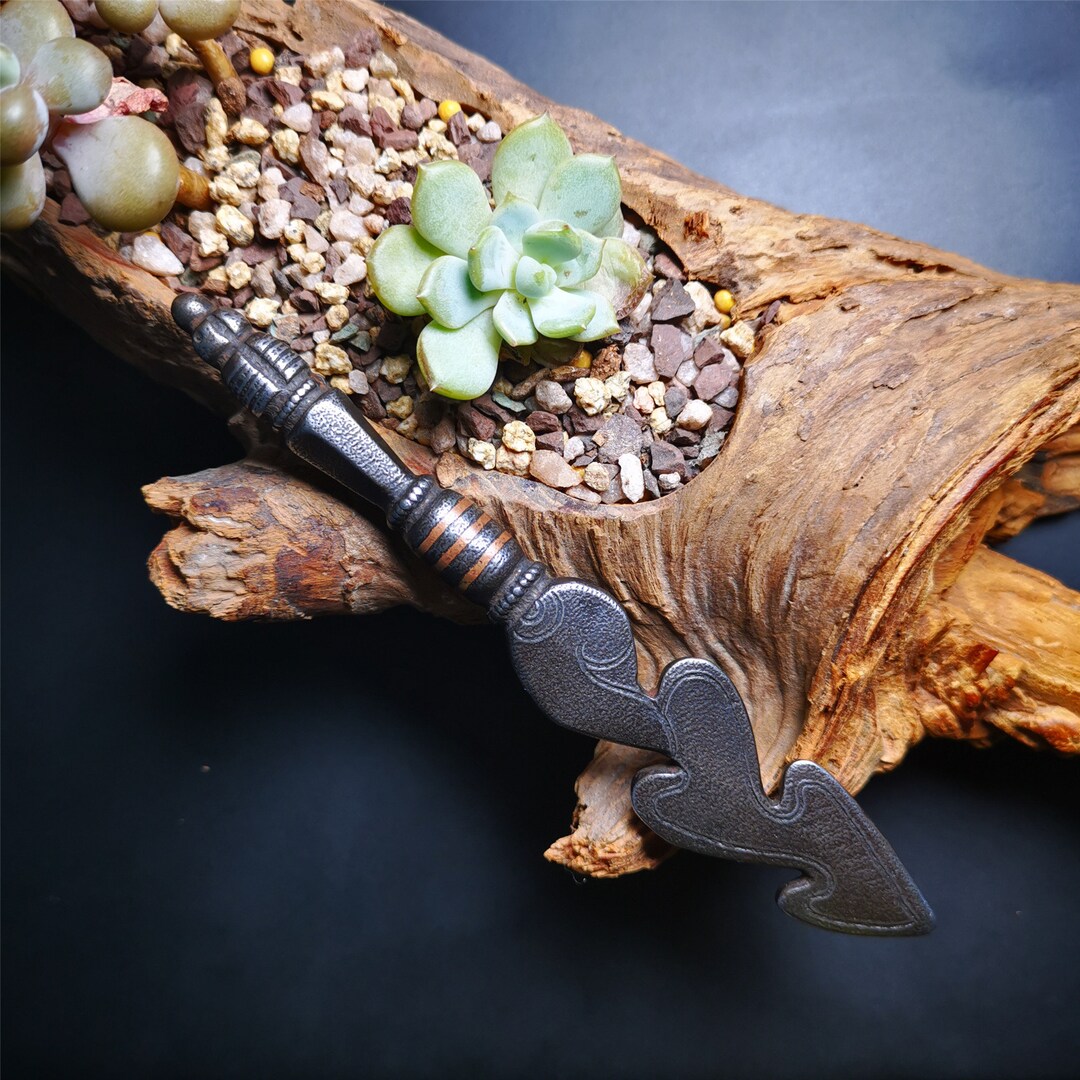 Gandhanra Tibetan Amulet Kila Dagger (dorje Phurba),snake Spear,dharma ...