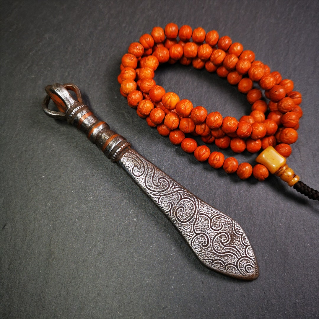 Gandhanra Tibetan Buddhist Ritual Implement ,fire Vajra Sword of ...