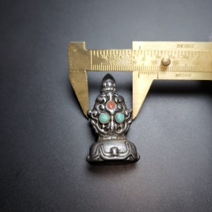 Gandhanra Antique Tibetan Buddhist Amulet,triratna,symbol of the Three ...