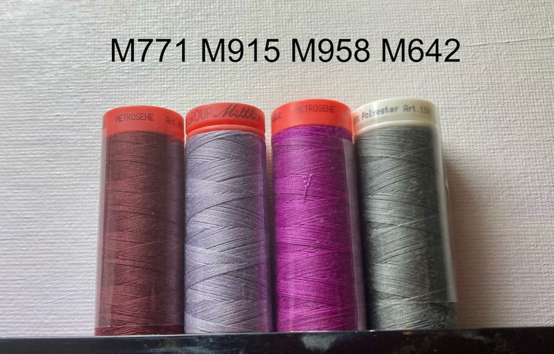 Mettler Metrosene Plus 100% Polyester Thread - Etsy