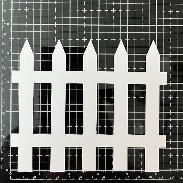 Paper Fence Cut Out - Etsy