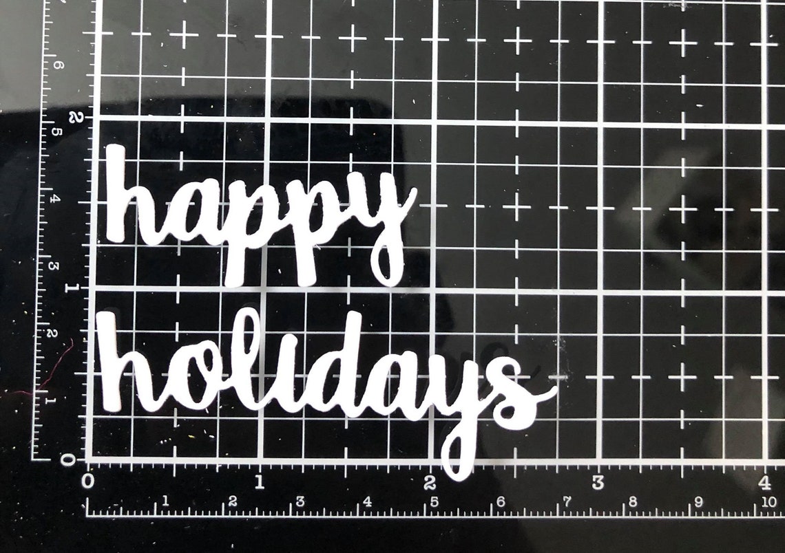 Sentiment Die Cut Out Words Cardstock | Etsy Canada