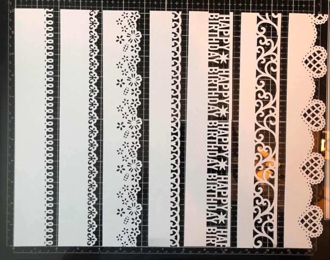 Border Punch Outs, Card-stock Paper - Etsy
