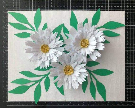 Flower Frame DIY Kit Paper Flowers - Etsy