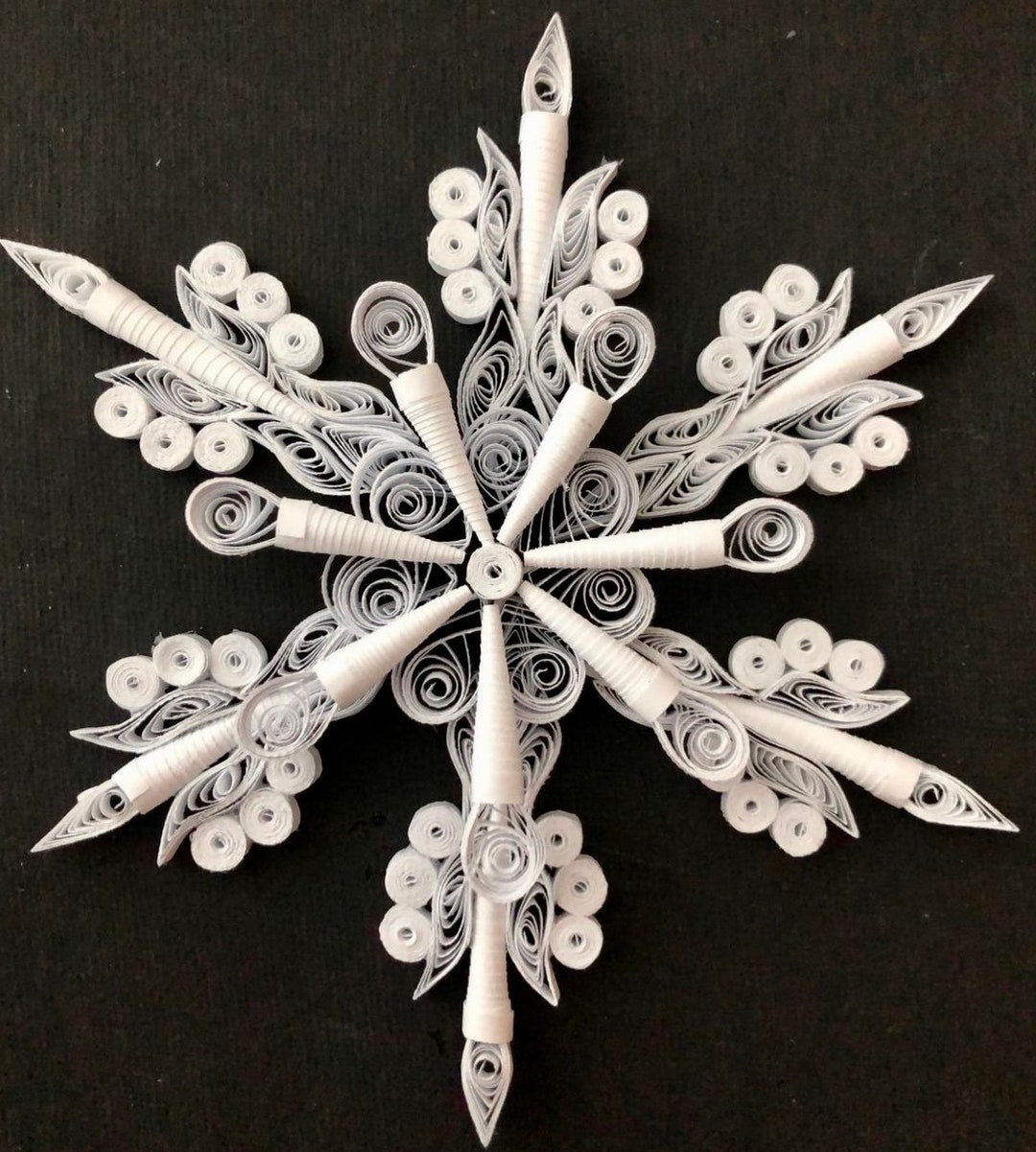 Paper Quilling Snowflake, Paper Quilling Kit - Etsy