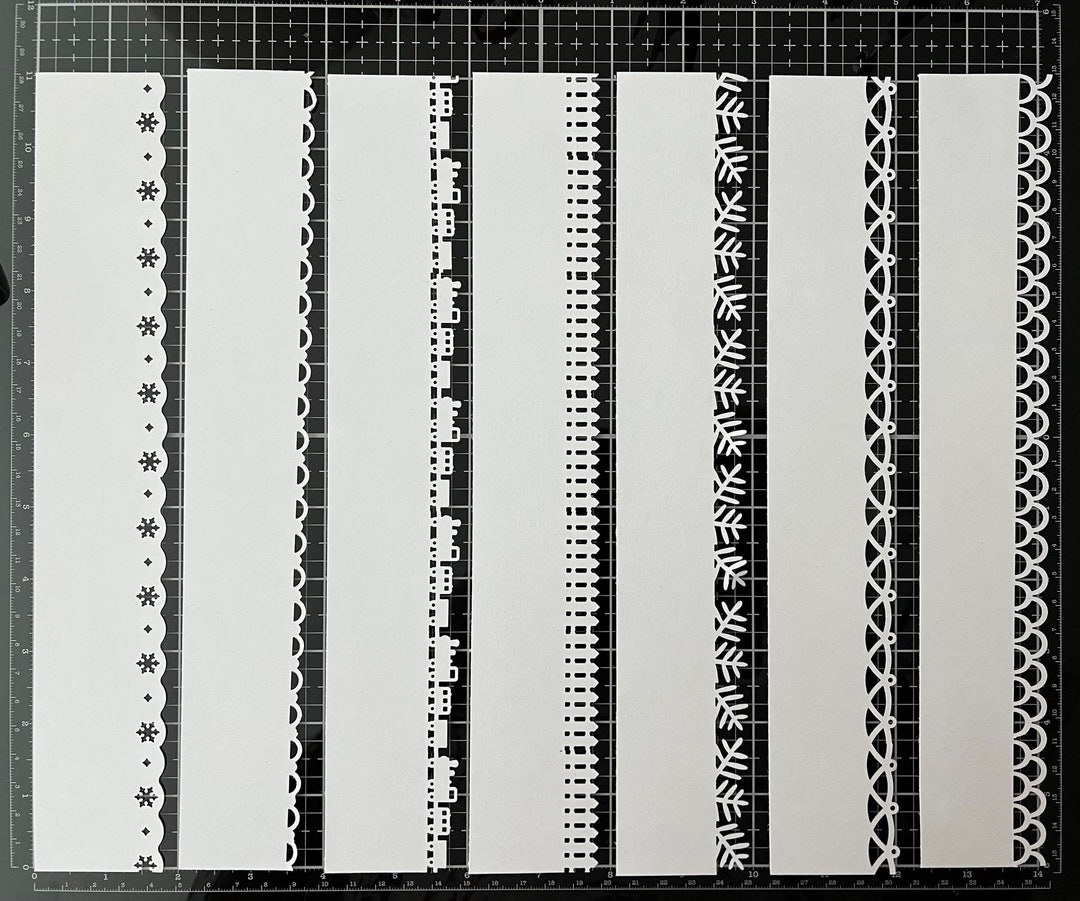 Border Punch Outs, Cardstock Paper - Etsy