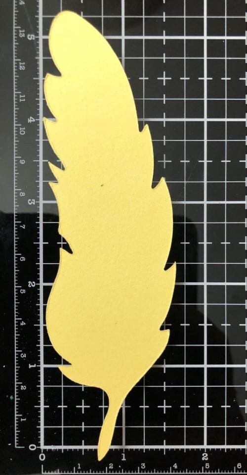 Feathers Die Cut Outs, Card-stock Paper - Etsy