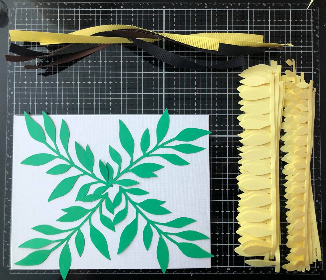 DIY Paper Sunflowers Kit Frame - Etsy