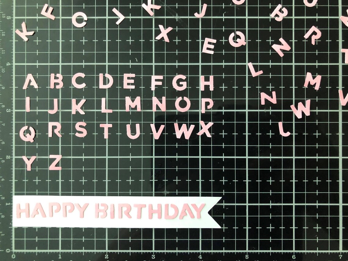 Letter Cut Outs Cardstock - Etsy Canada