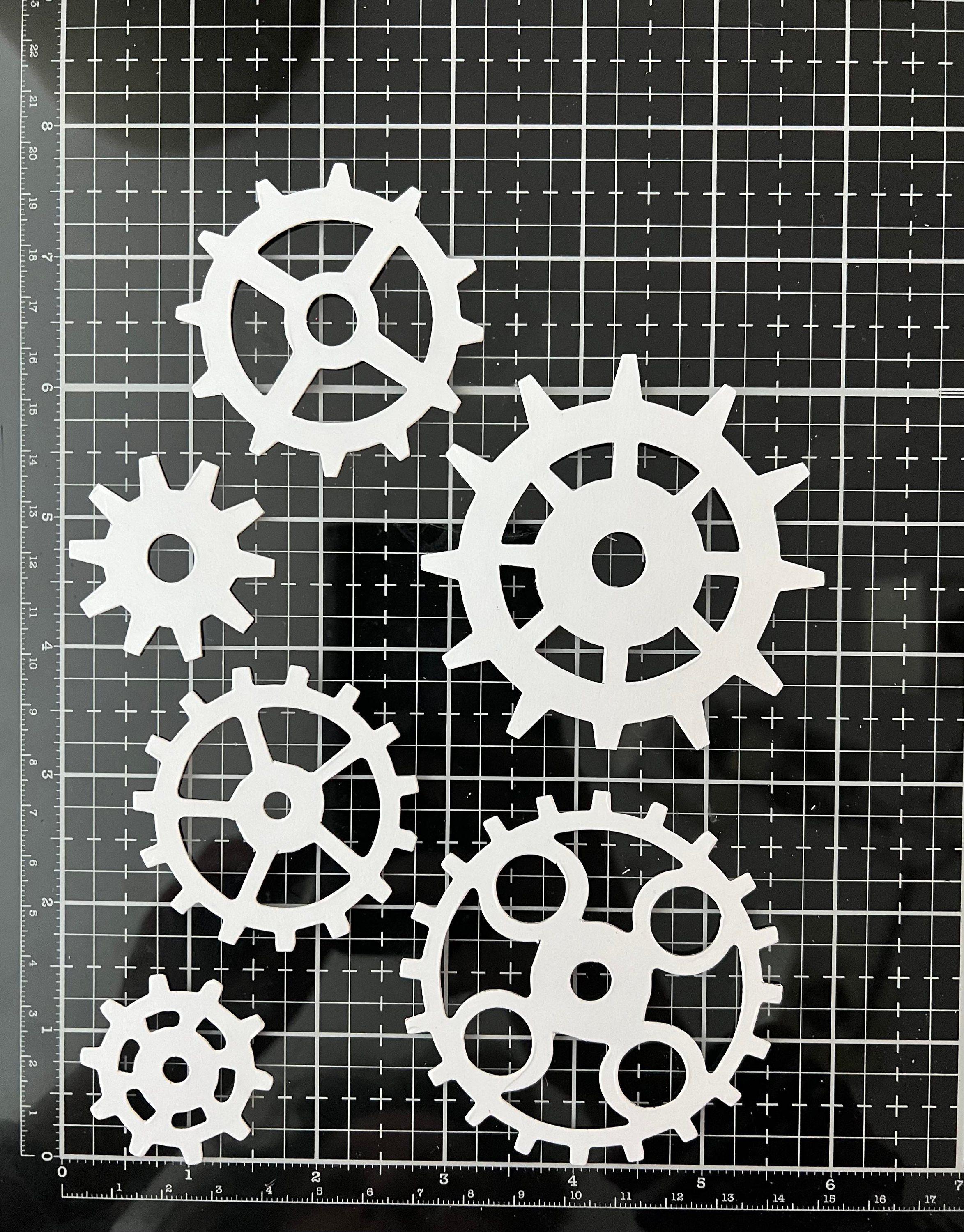 Cogs Die Cut Outs , Cardstock - Etsy Canada