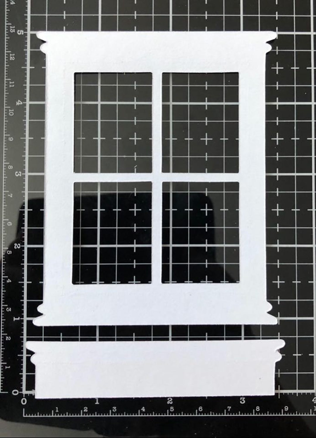Window and Window Box Die Cut Out, Card-stock - Etsy
