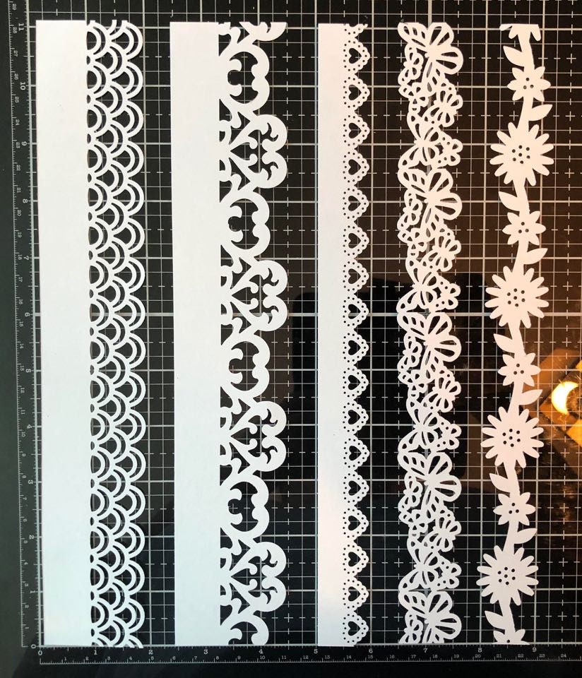 Border Punch Outs, Card-stock Paper - Etsy Canada