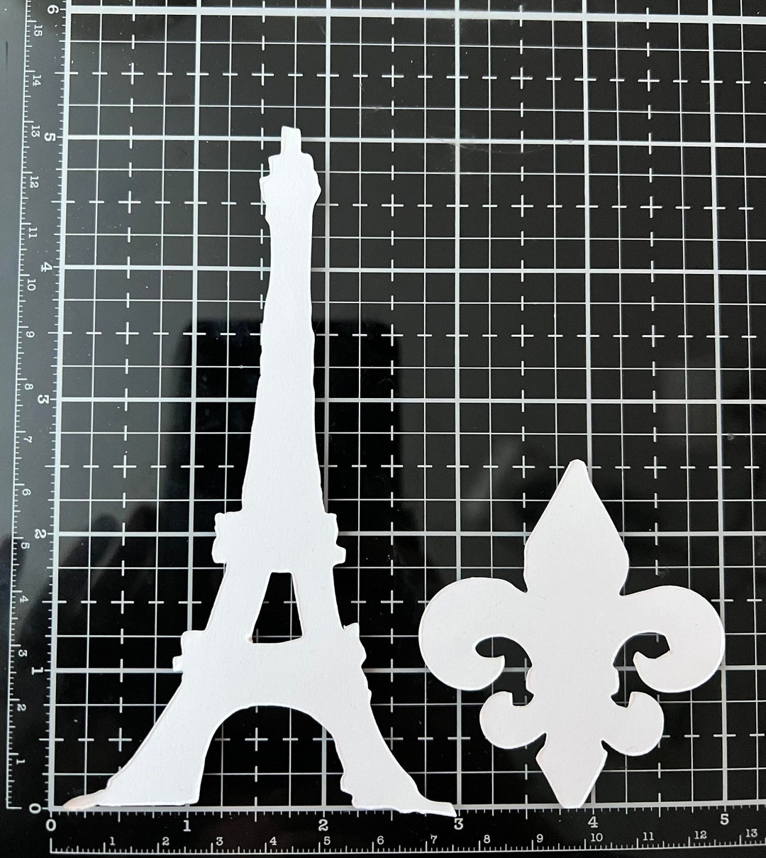 Eiffel Tower Cardstock Cut Out - Etsy