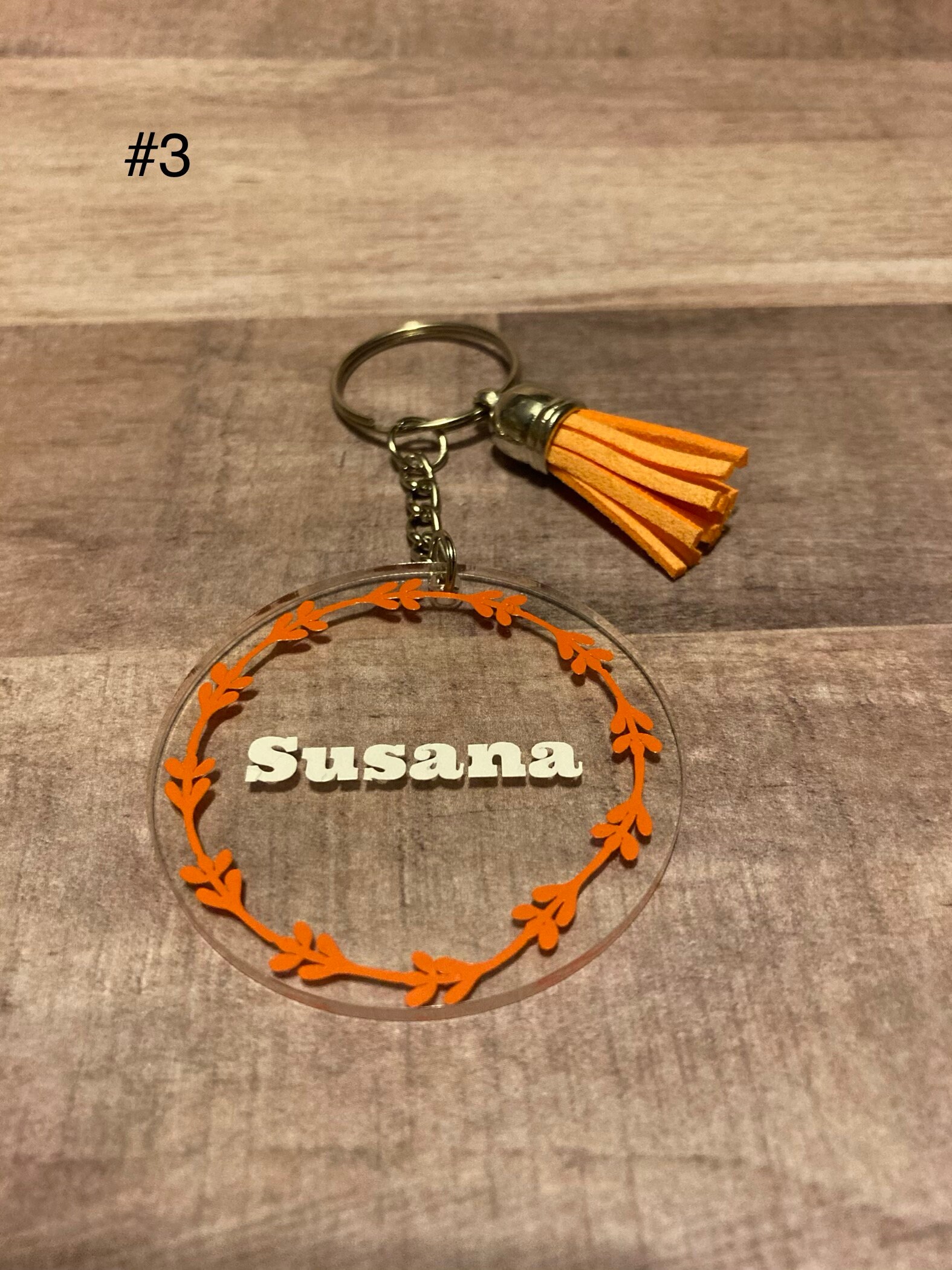 Personalized Key Chain/ Custom Key Ring/ Car Key Accessory/ - Etsy