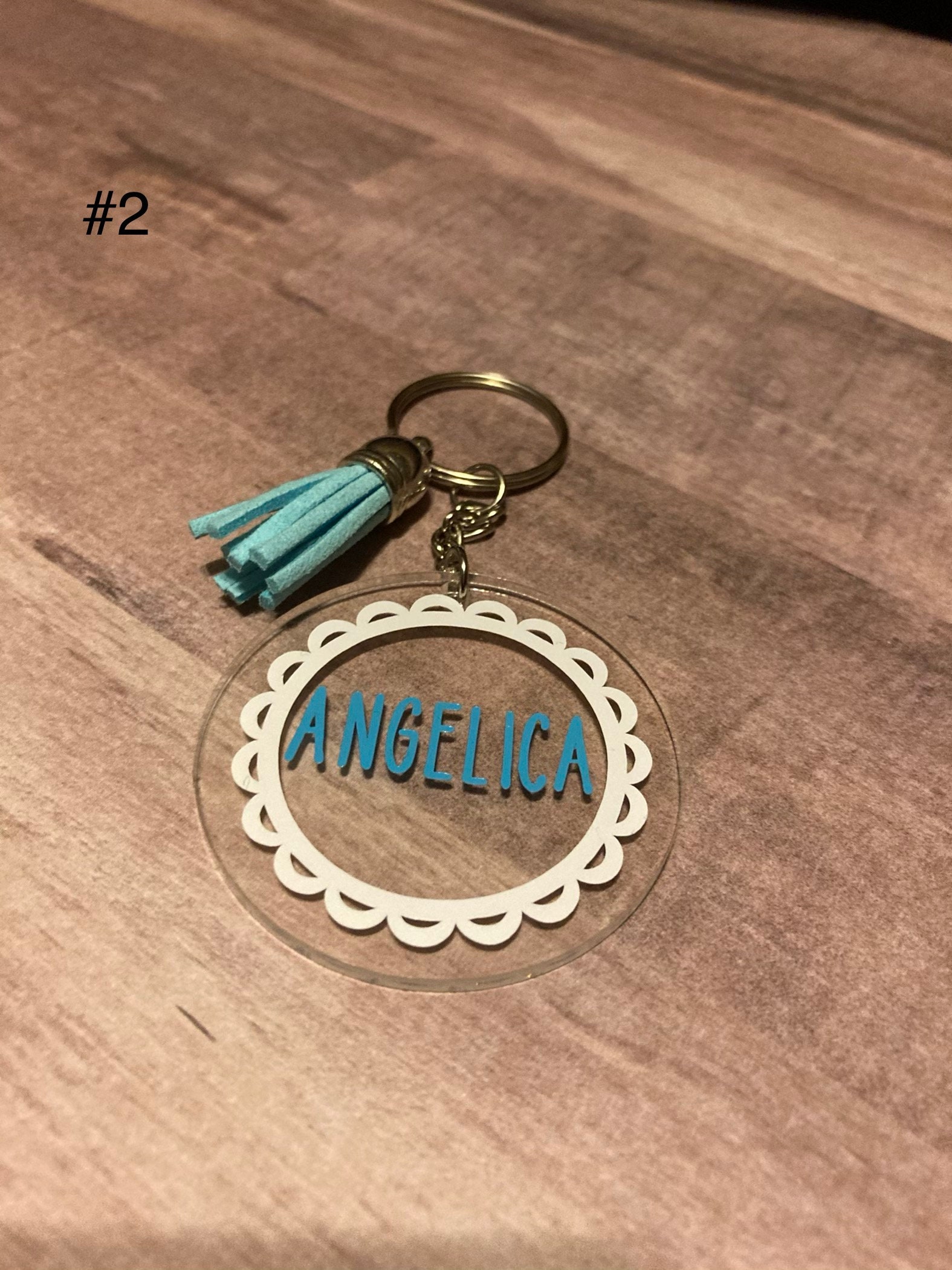 Personalized key chain/ custom key ring/ car key accessory/ | Etsy