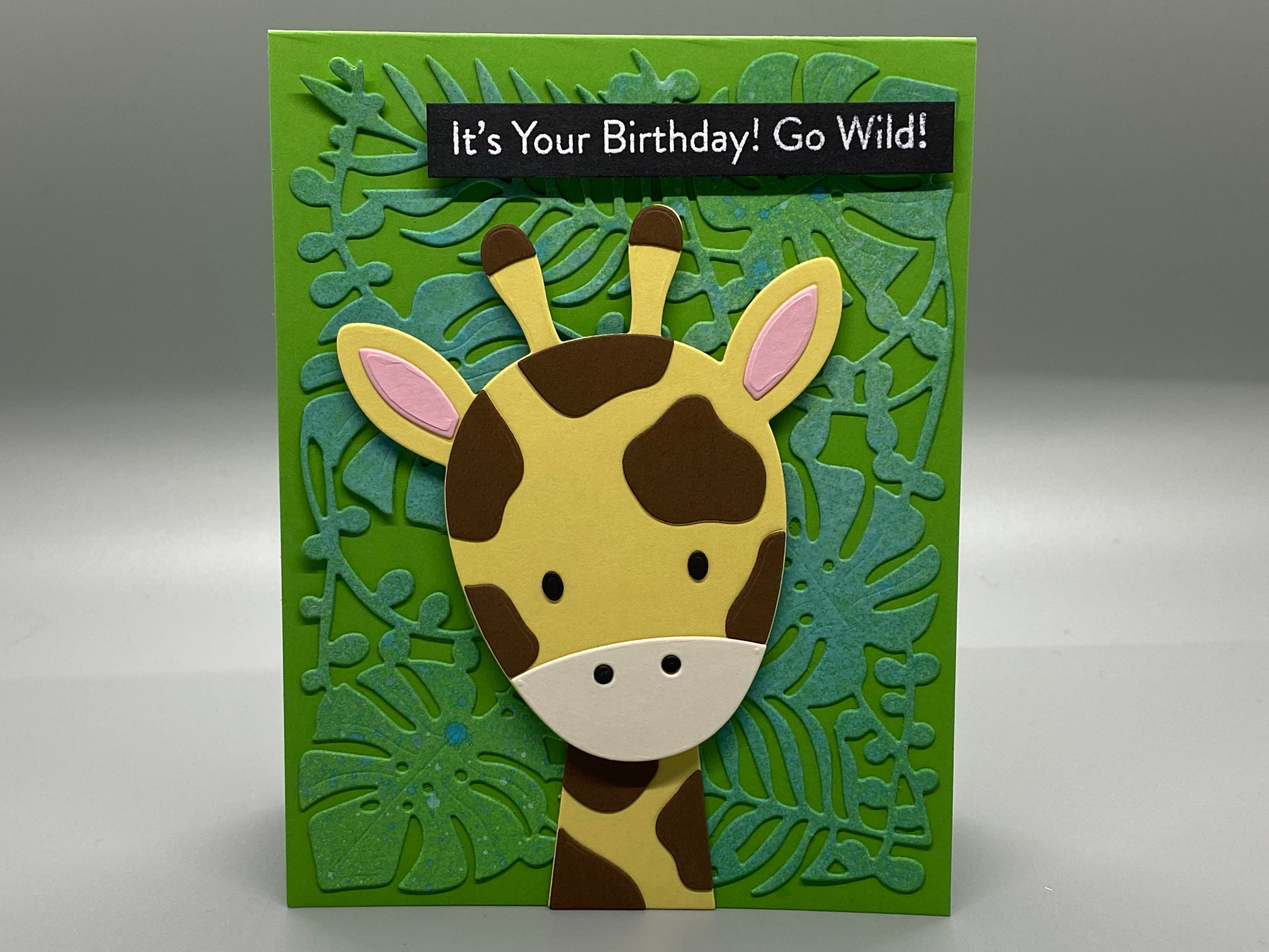 Giraffe Birthday Card, Greeting Card for Children - Etsy