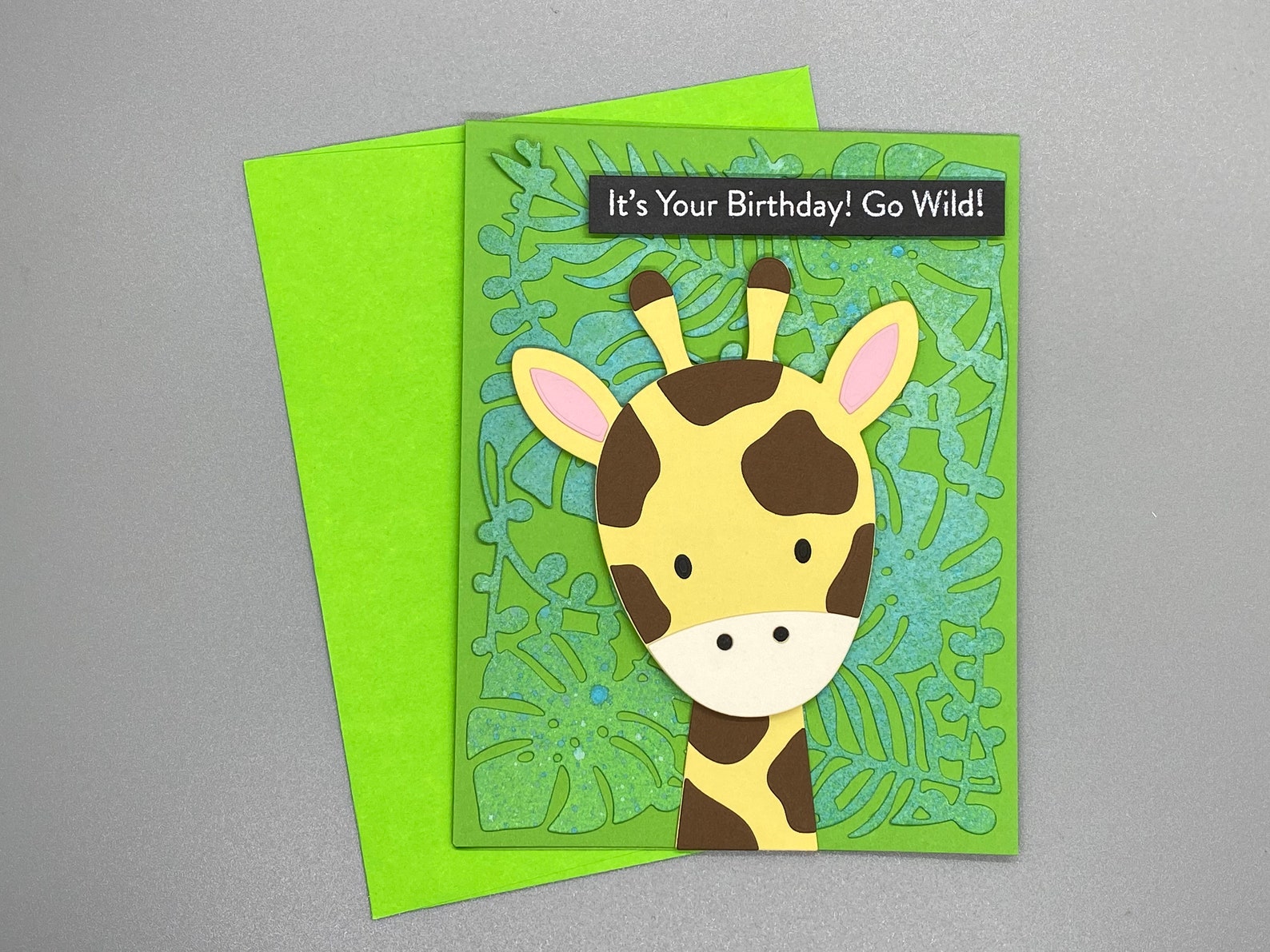 Giraffe Birthday Card, Greeting Card for Children - Etsy
