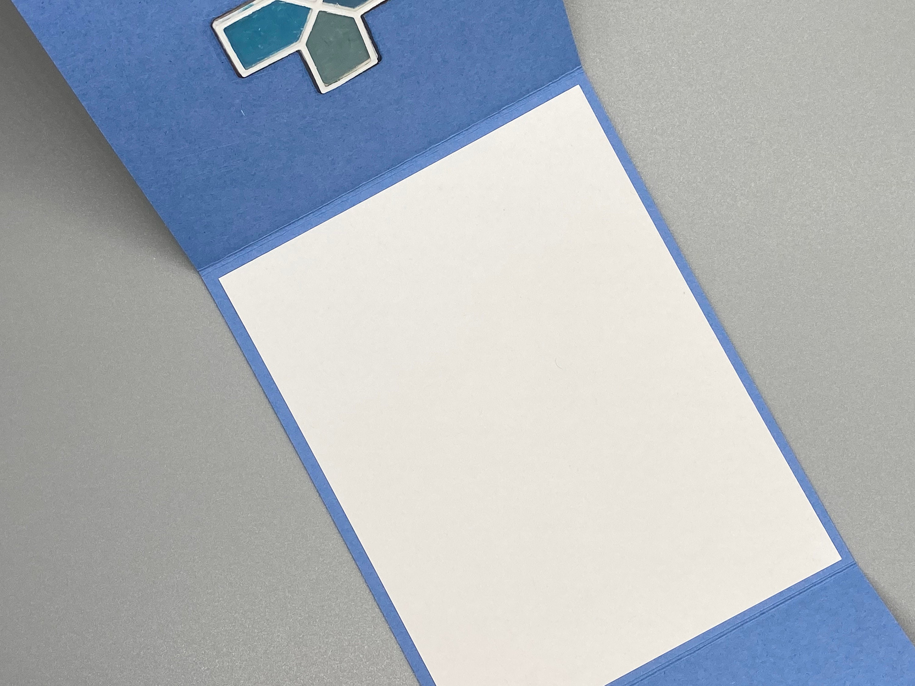 Stained Glass Wedding Tri-fold Card - Etsy