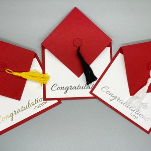 Personalized Graduation Cap Card With Giftcard Pocket, Class of 2026 - Etsy