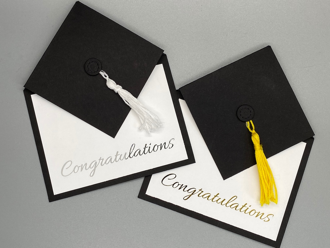 Class of 2025 Graduation Cap Card, Gift Card Holder Card, Handmade ...