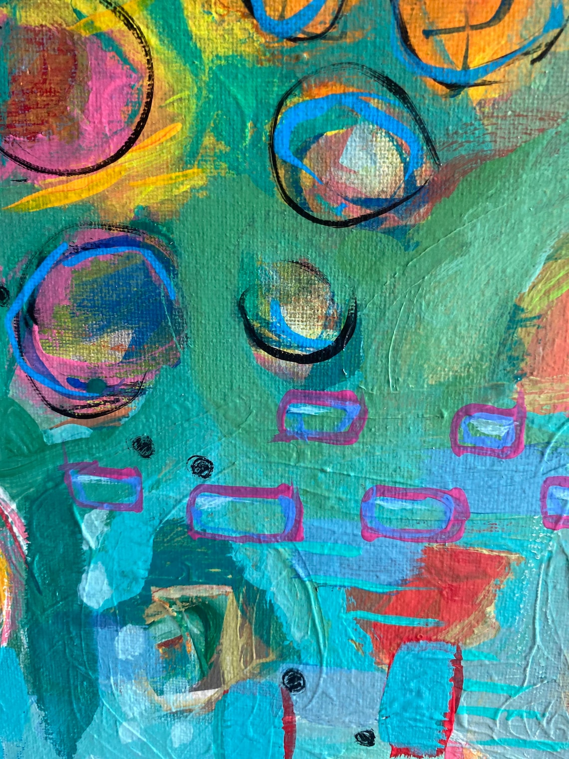 Through the Looking Glass Original Abstract Painting - Etsy