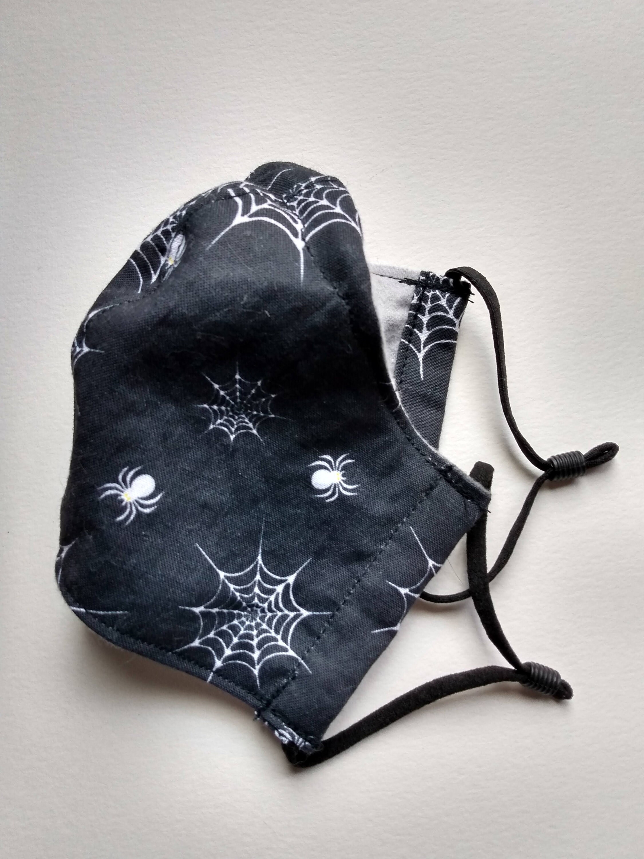 Spider Spiderweb Halloween Face Mask | Etsy