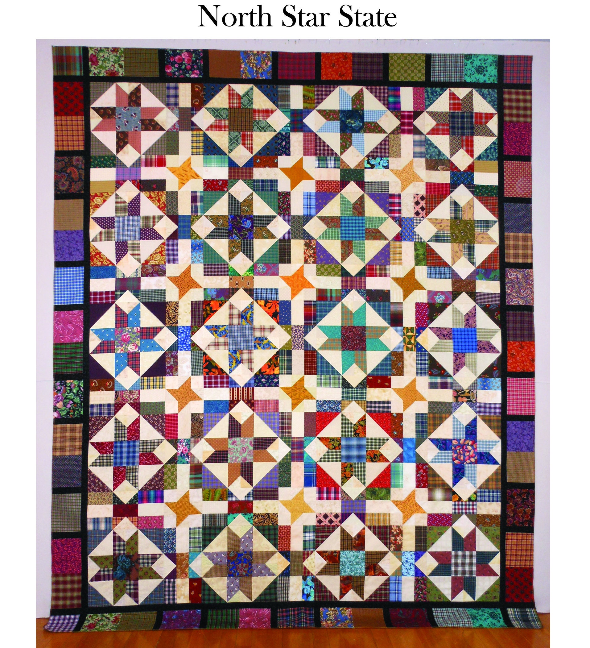 North Star State Quilt Pattern PDF Download Nickel Quilt by Pat Speth ...