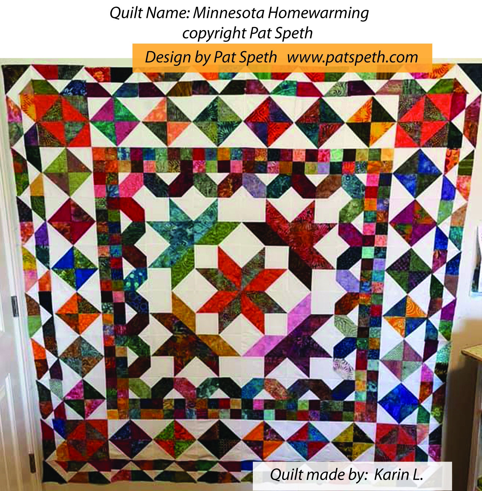 Minnesota Homewarming Quilt Pattern PDF Download Nickel Quilt by Pat ...