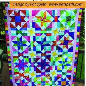 North Star State Quilt Pattern PDF Download Nickel Quilt by Pat Speth ...