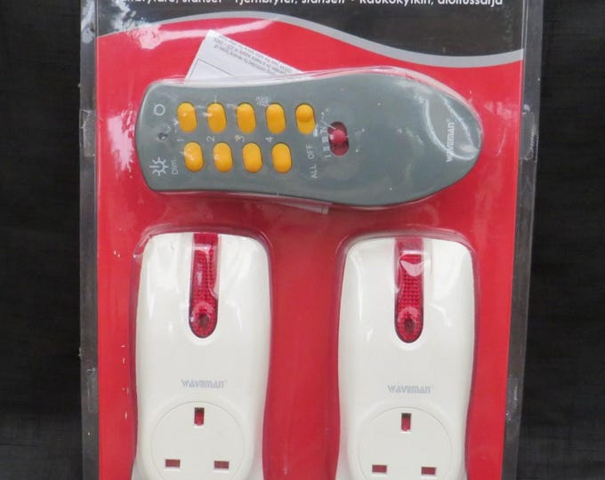 Waveman Remote Control Switch Starter Sockets Set - Etsy