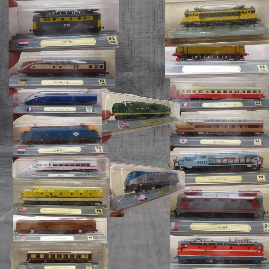 Vintage Del Prado Collection N Gauge 1:160 Model Railways & Trains - Etsy