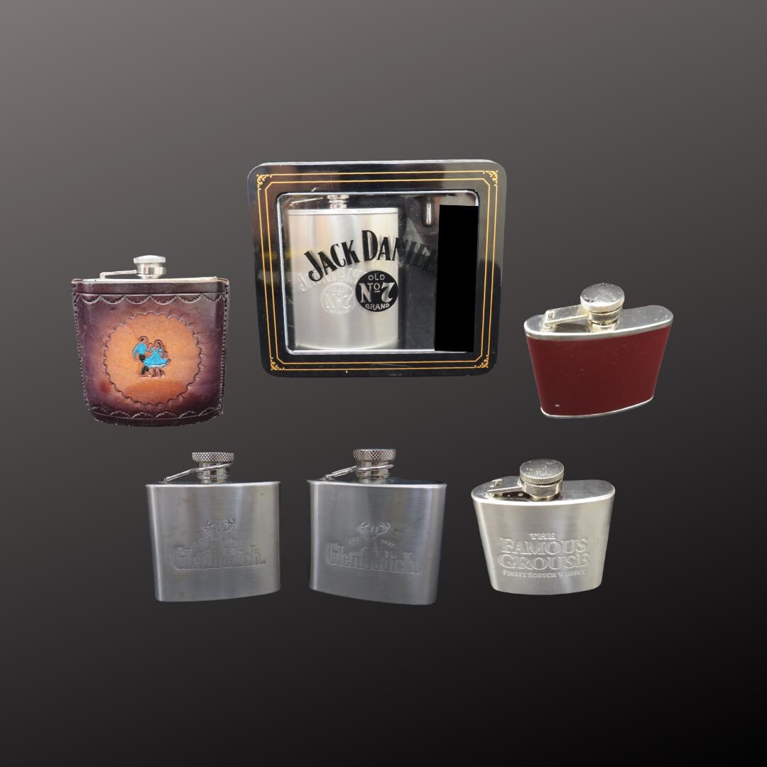 Vintage Empty Spirit Hip Flasks - Etsy