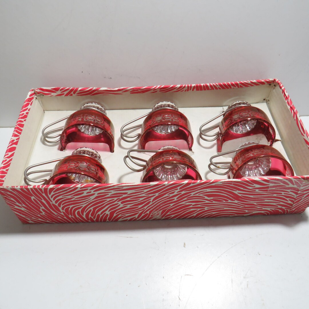 Vintage Italy Red Espresso Cups With Metal Handle - Etsy