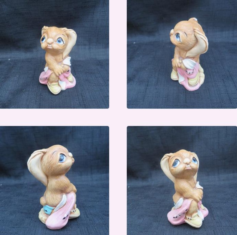 7 X Vintage Pendelfin Hand-painted Stonecraft & Moorcraft Nibbles ...