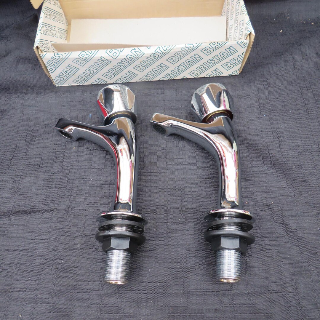 Bristan Club High Neck Knob Handle Basin, Bath & Sink Pillar Taps - Etsy