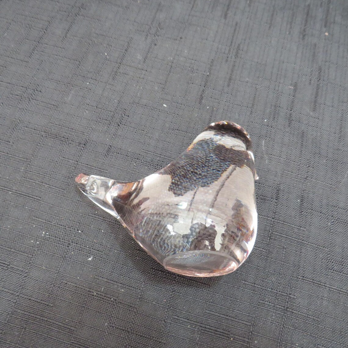 Vintage Wedgwood Glass Bird Paperweight - Etsy