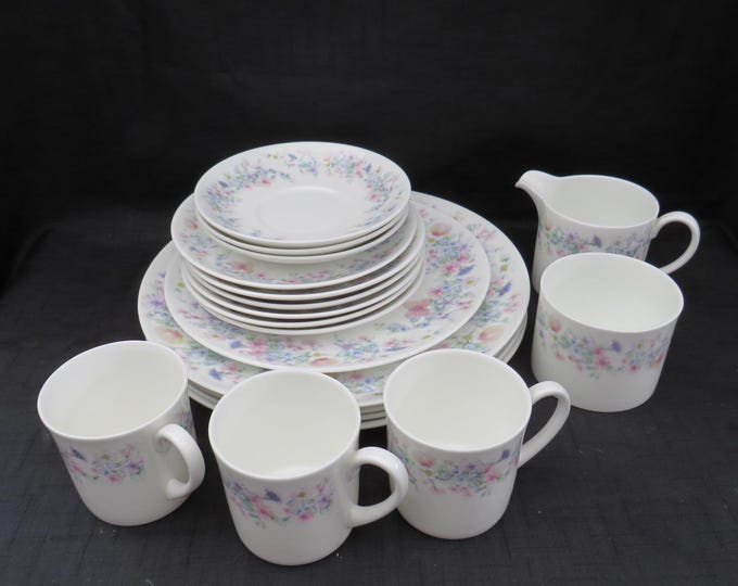 Vintage Wedgwood Bone China Angela Plates & Tea Wares - Etsy
