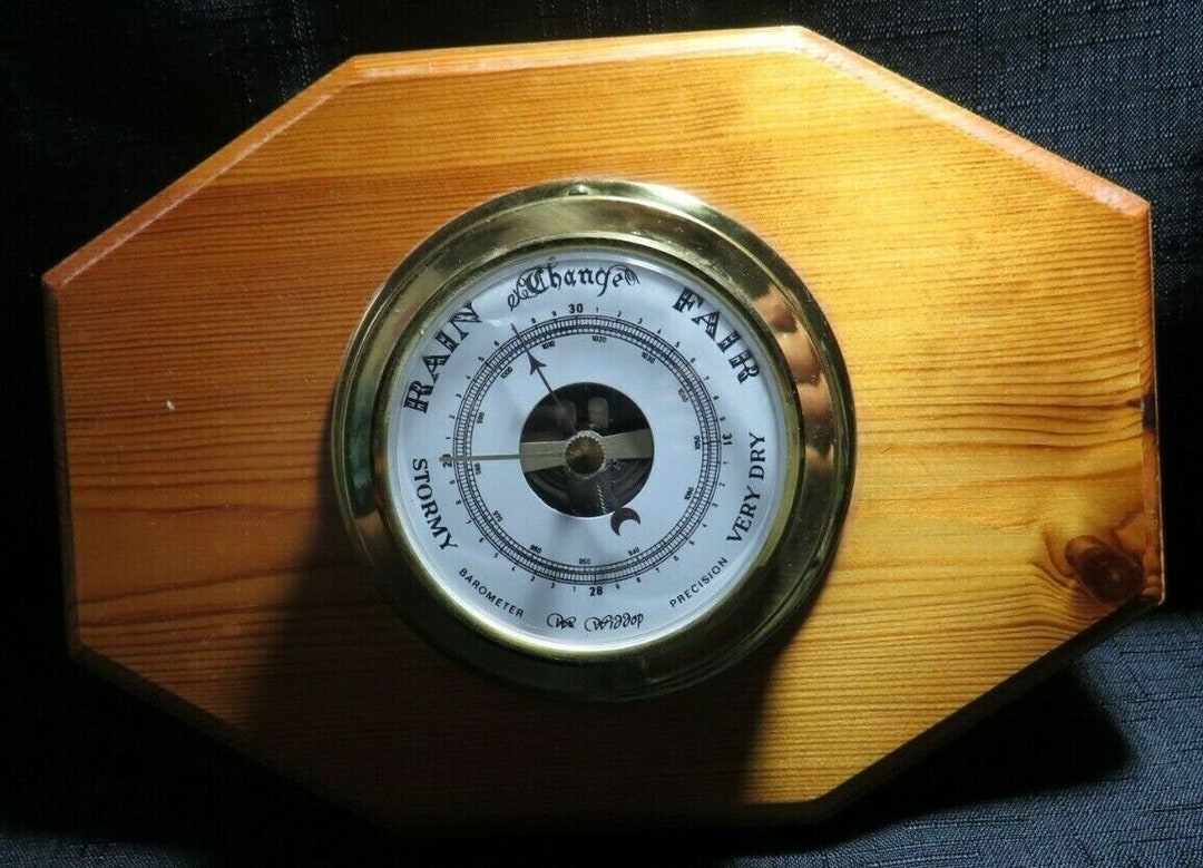 Vintage WM Widdop Barometer - Etsy