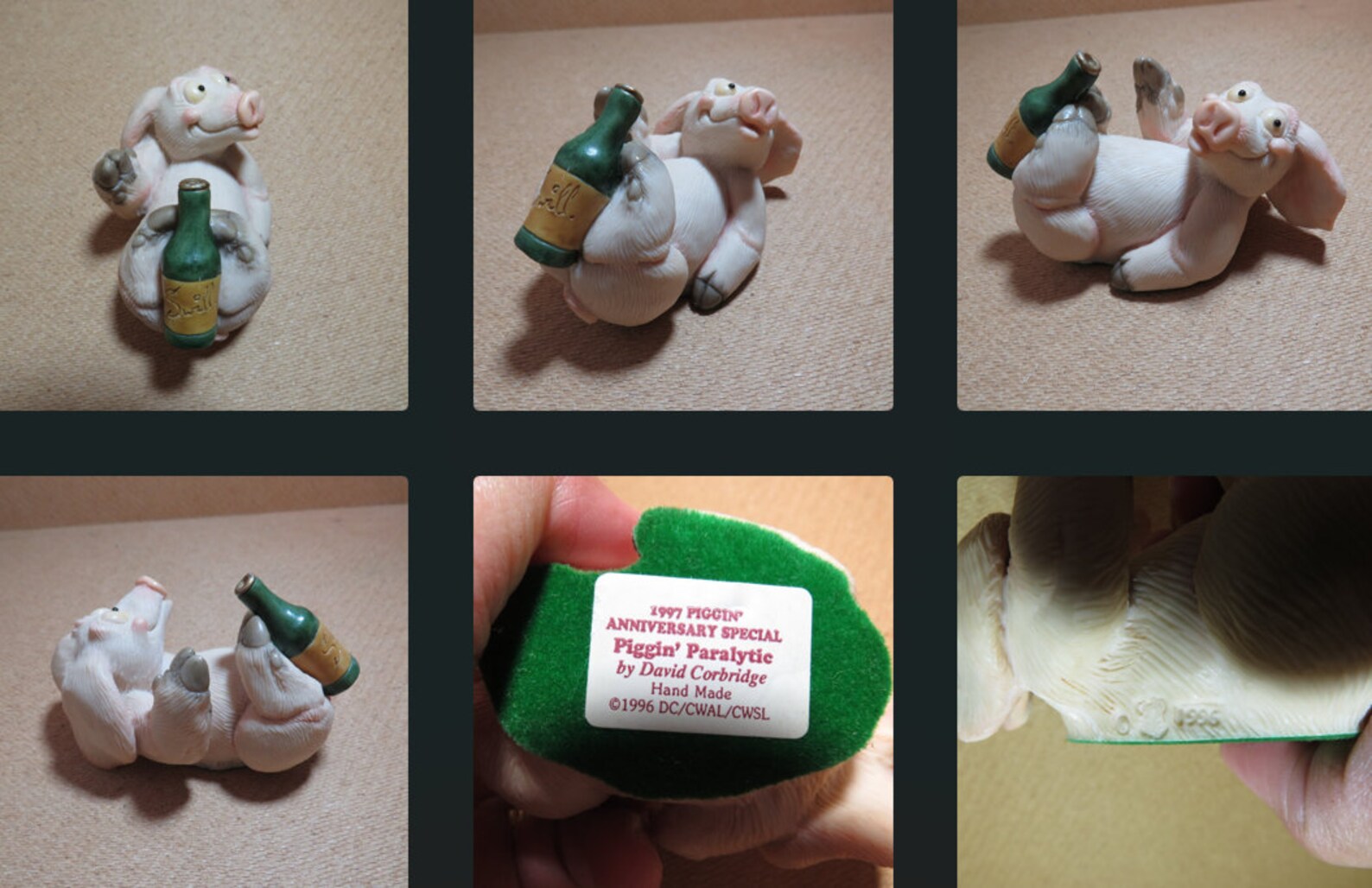 Vintage Piggins by David Corbridge Handmade Collectible Figurines - Etsy