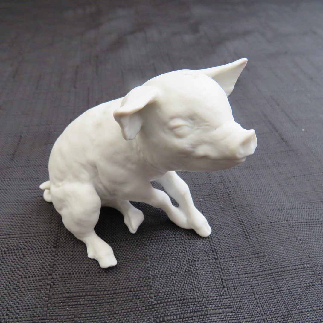 Vintage AK Kaiser Porcelain Pig Figurine - Etsy