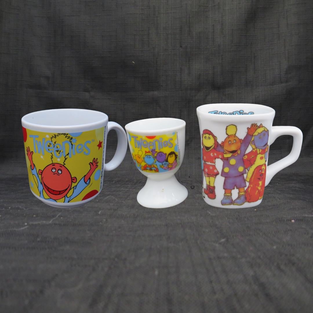 Vintage BBC Worldwide Tweenies Mugs & Egg Cup - Etsy