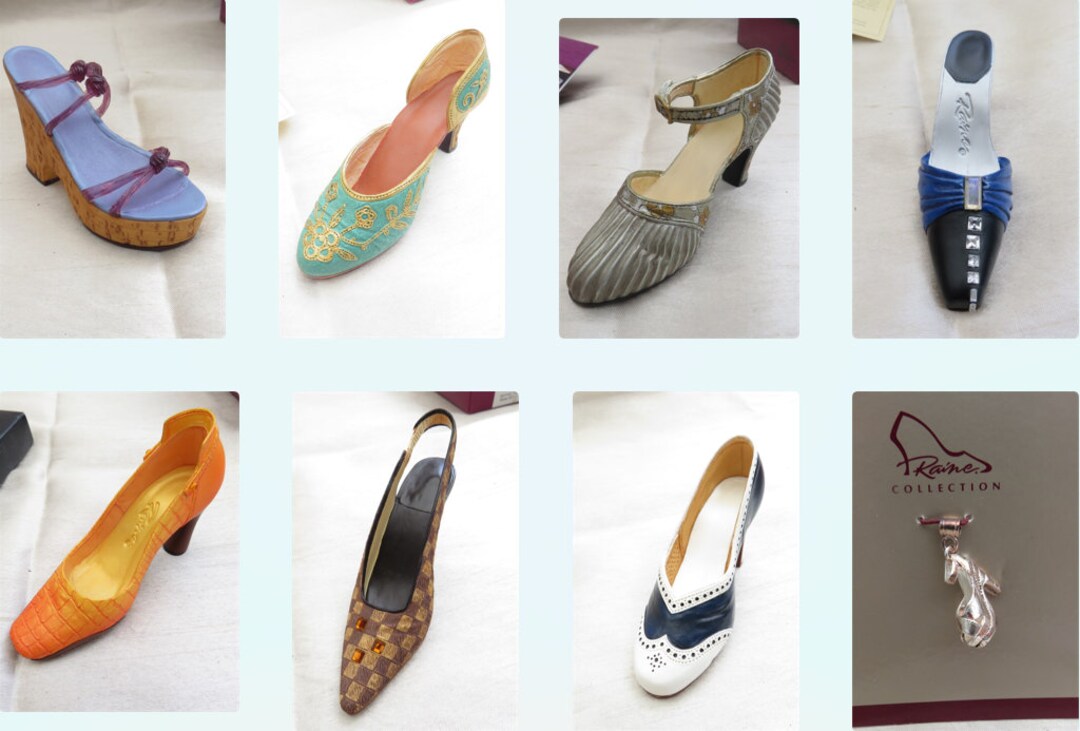 Just the Right Shoe Collection Miniature Women Shoes by Raine - Etsy