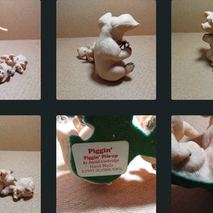 Vintage Piggins by David Corbridge Handmade Collectible Figurines - Etsy