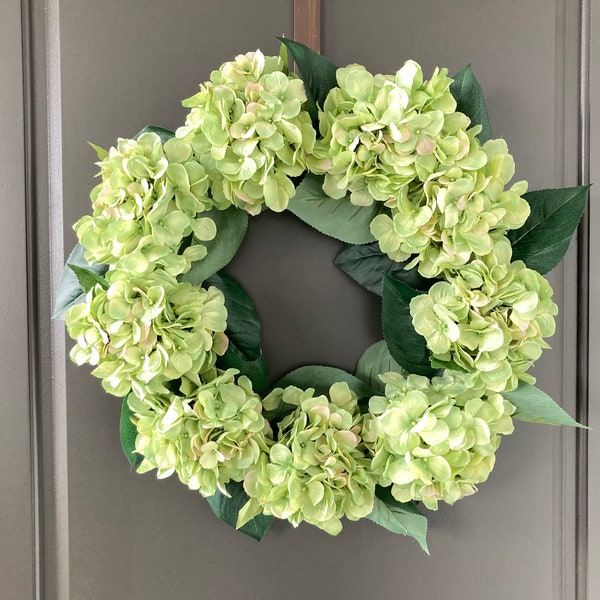 Hydrangea Wreath - Etsy