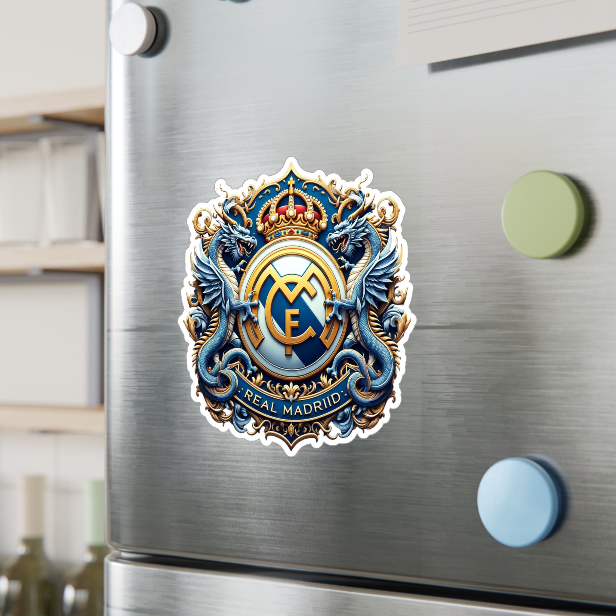 Real Madrid Cut Vinyl Decals Sticker - Etsy